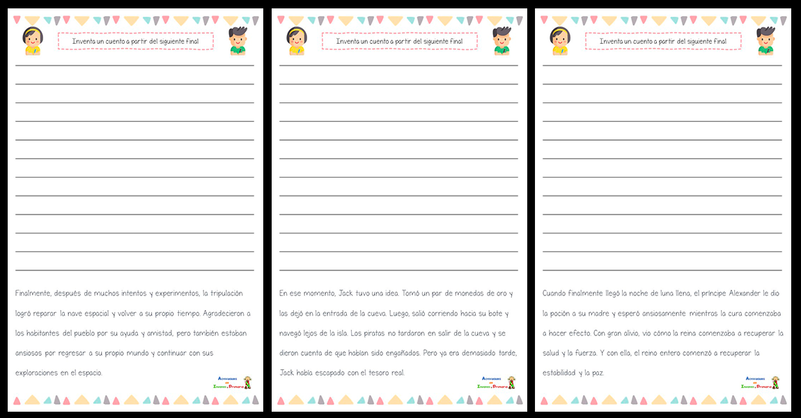 Escritura creativa: Inventa un cuento a partir de su final ...