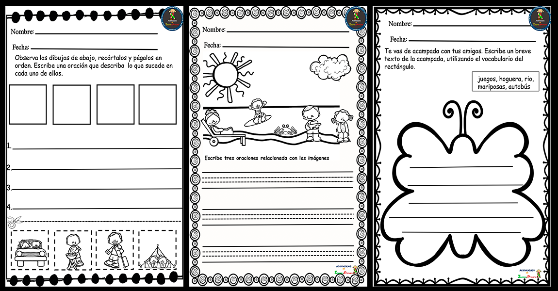 Cuadernillo de ejercicios de escritura creativa - Actividades de ...