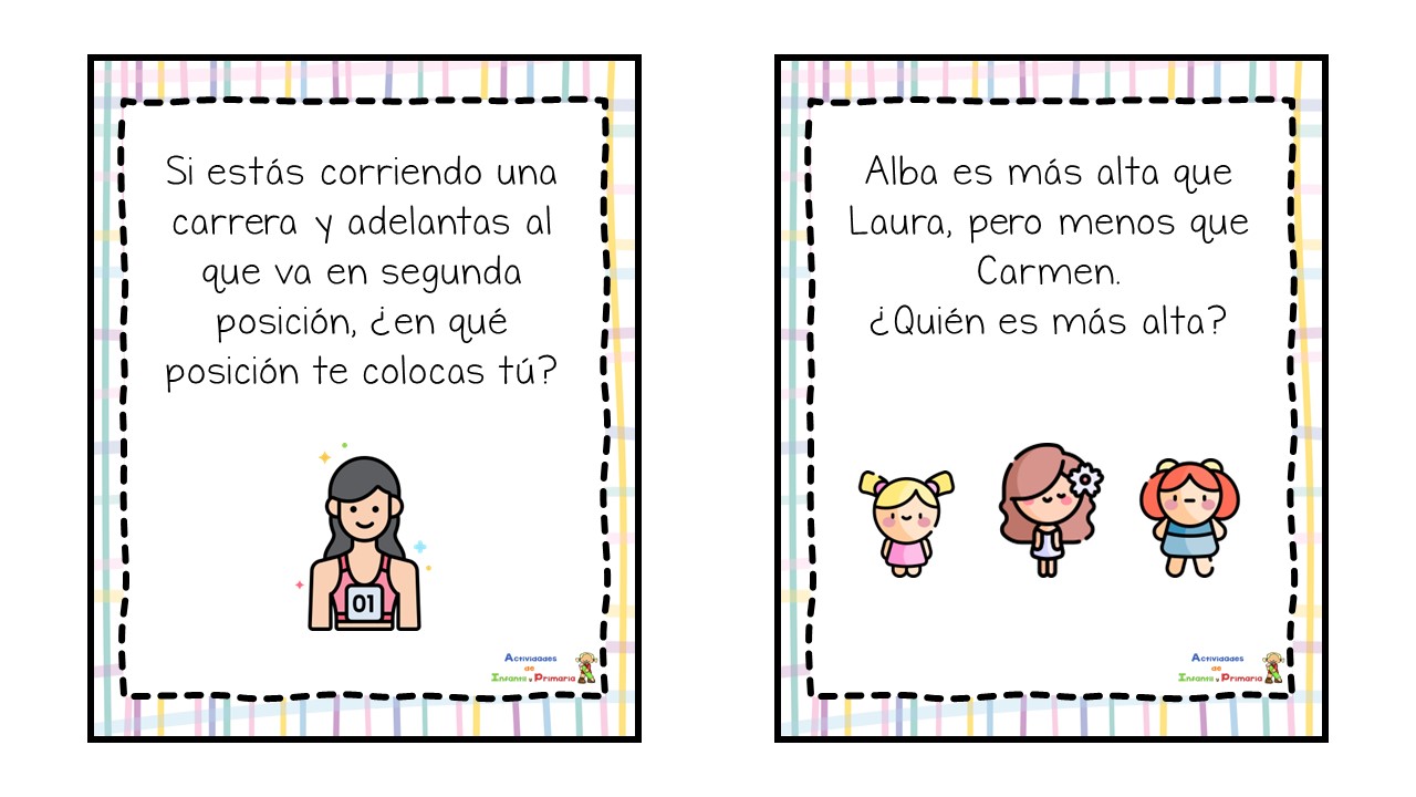 Acertijos matemáticos sin números - Actividades de infantil y primaria