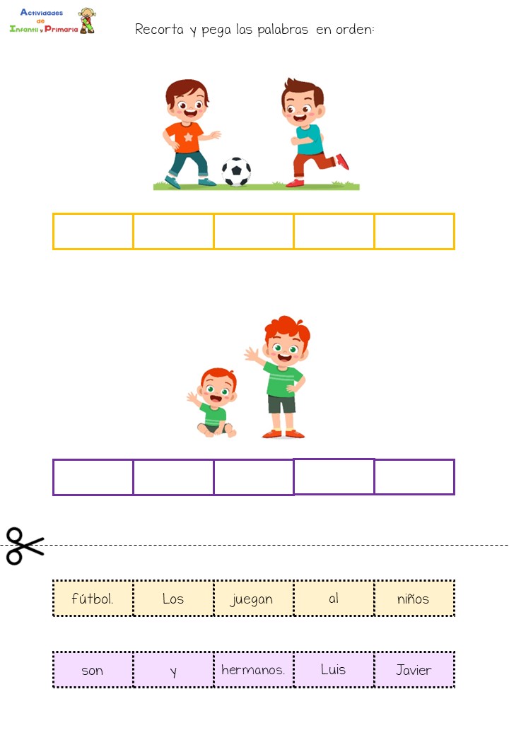 ordenar palabras en frases (2)