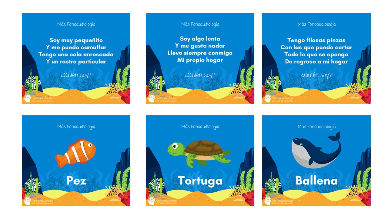 porada adivinanzas animales marinos