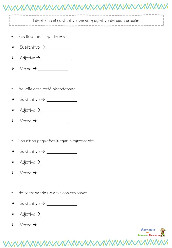 sustantivo adjetivo y verbo de una oracion (3)