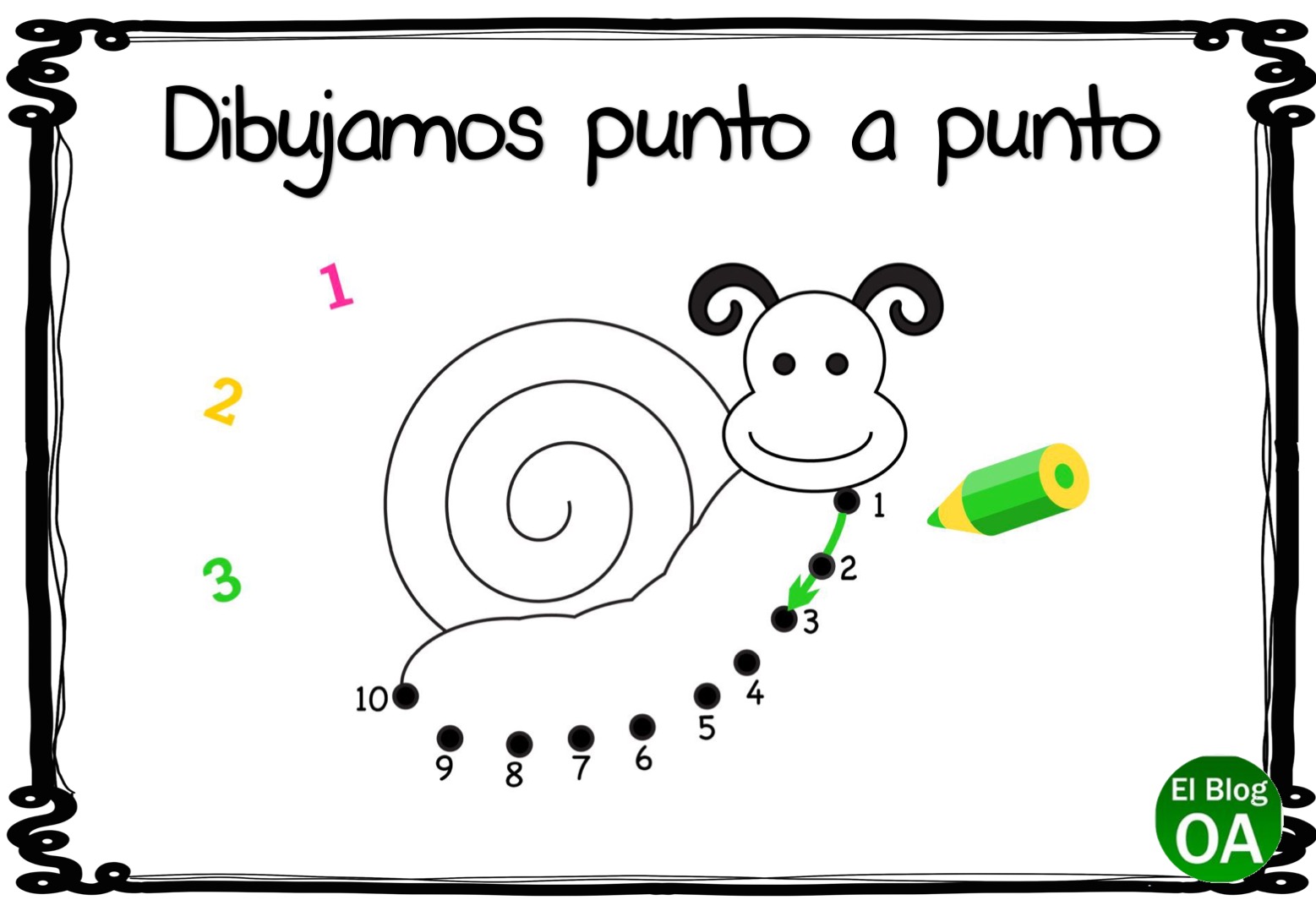 Une los números y adivina el animal oculto - Actividades de infantil y ...