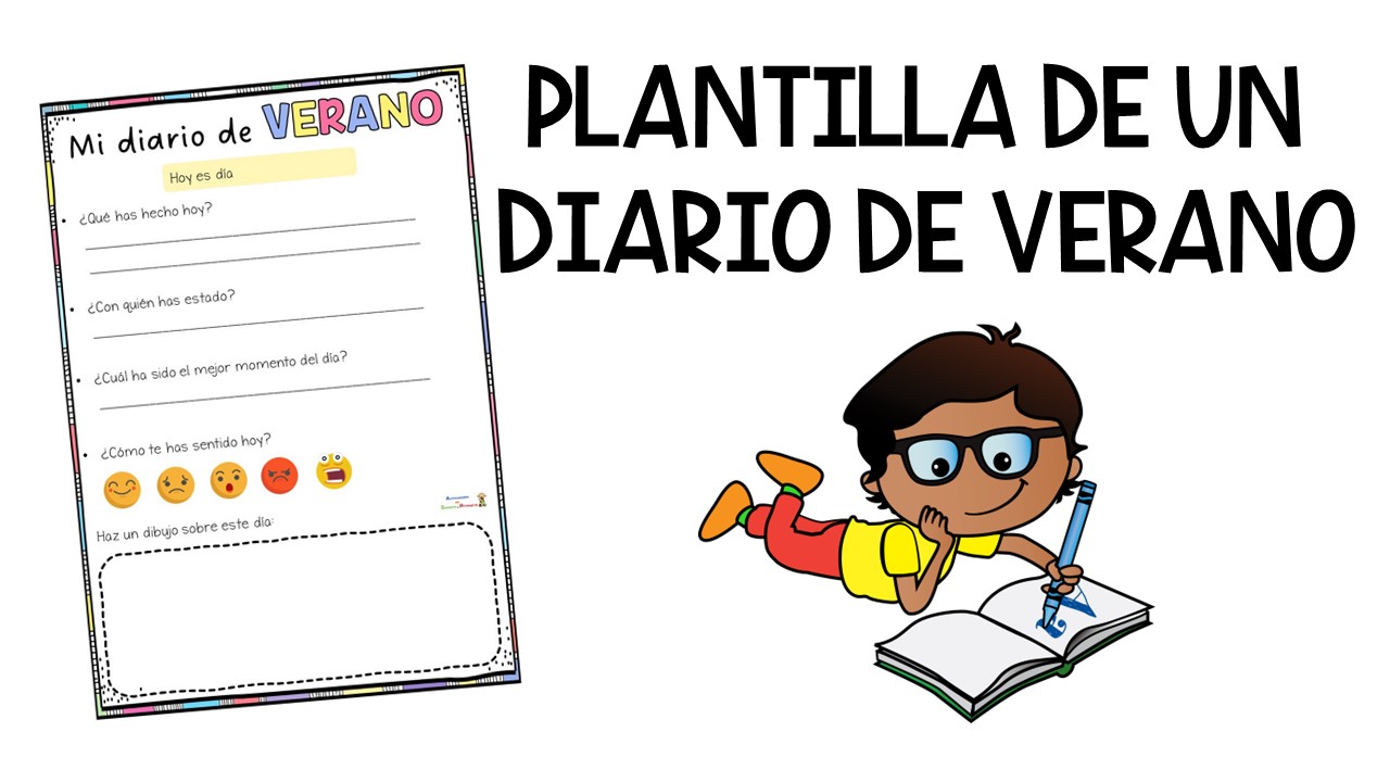 Plantilla para escribir un diario de las vacaciones - Actividades de ...