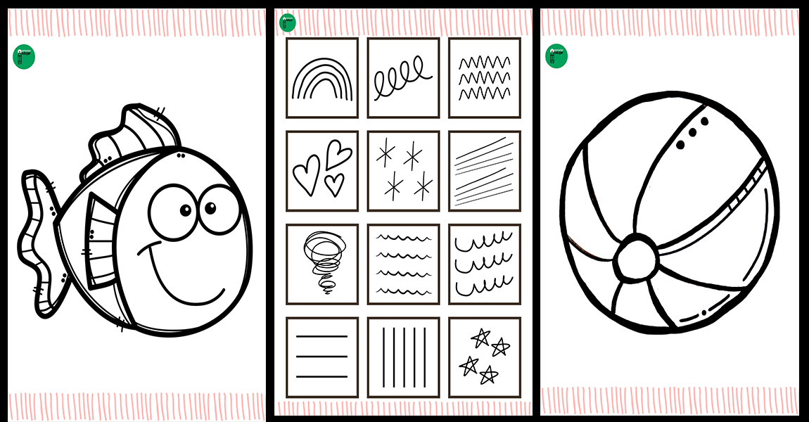 Grafismo: Dibujos para completar con diferentes trazos - Actividades de ...