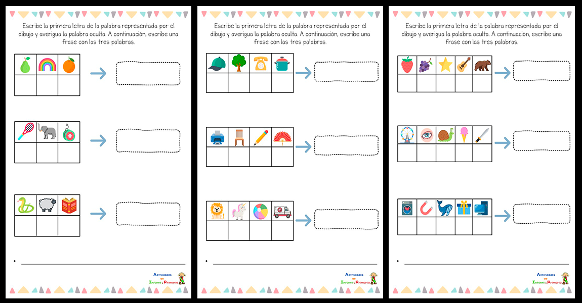 Introduce Letras Para Formar Palabras Atividade Pronta Formação De