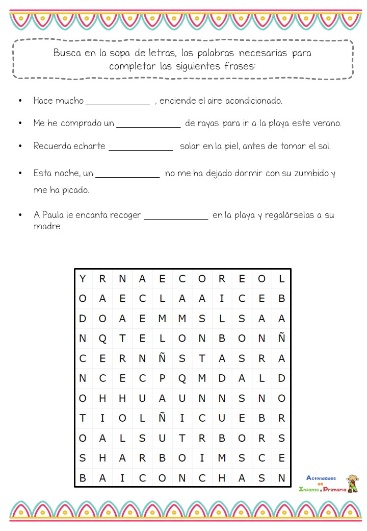 sopa de letras verano (2)