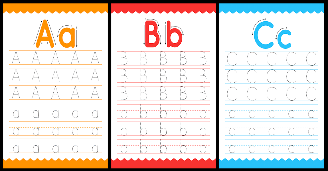 Fichas para repasar el trazo del abecedario - Actividades de infantil y ...