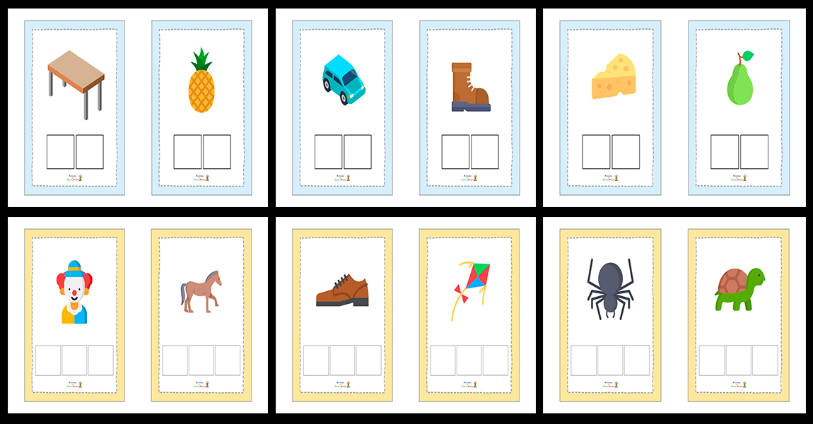 Palabras de 2 y 3 sílabas: Forma la palabra - Actividades de infantil y ...