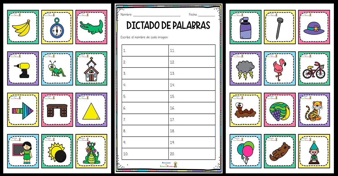 Dictado De Palabras Trabadas