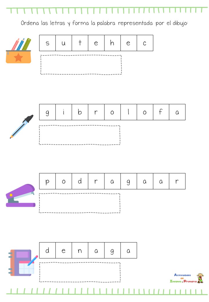 ordenar letras vocabulario material (2)