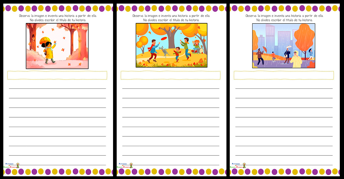 Escritura creativa: Inventa historias de otoño a partir de la imagen ...