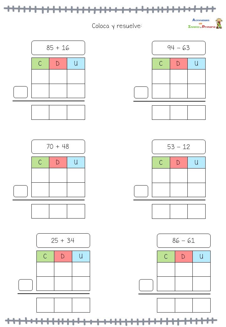 sumas y restas dos cifras (1)