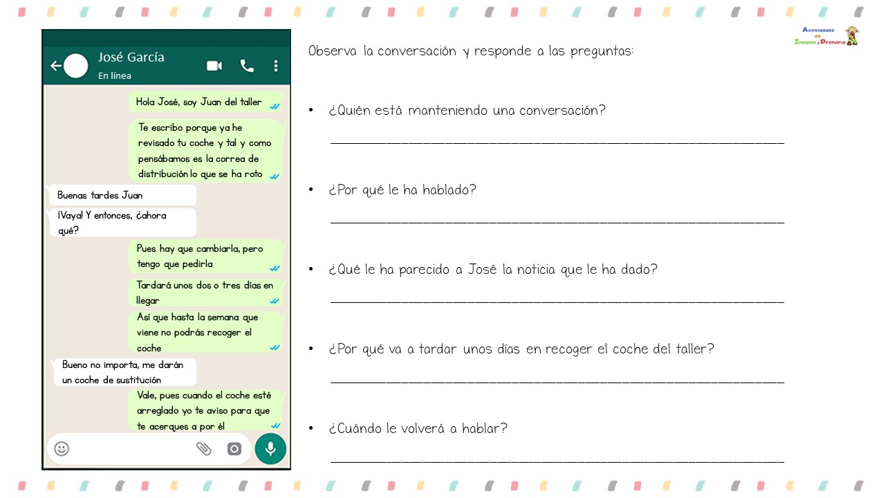 Divertida actividad para trabajar la comprensión lectora con ...