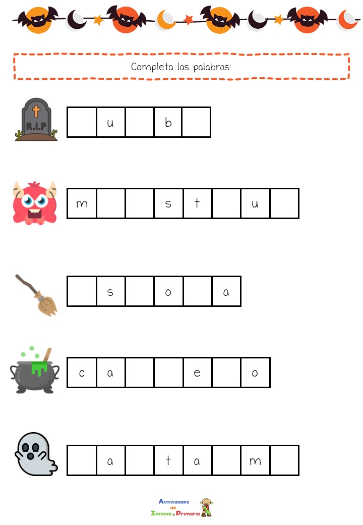 lectoescritura Halloween (3)