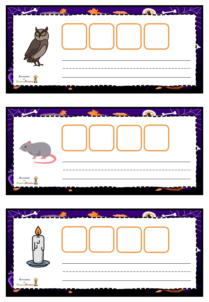 lectoescritura vocabulario Halloween (1)