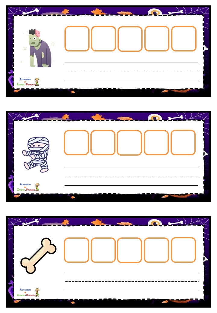 lectoescritura vocabulario Halloween (3)