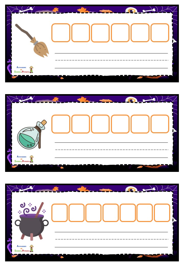 lectoescritura vocabulario Halloween (4)