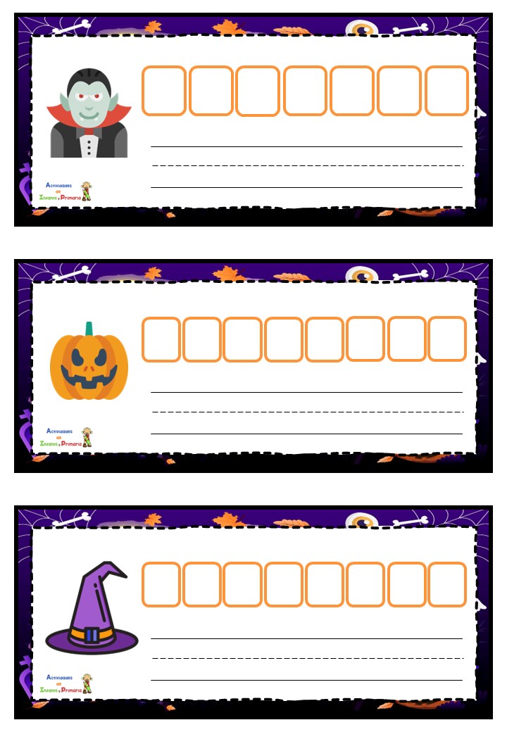 lectoescritura vocabulario Halloween (5)