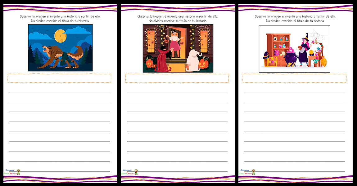 Escritura creativa: Inventa historias de Halloween a partir de una ...