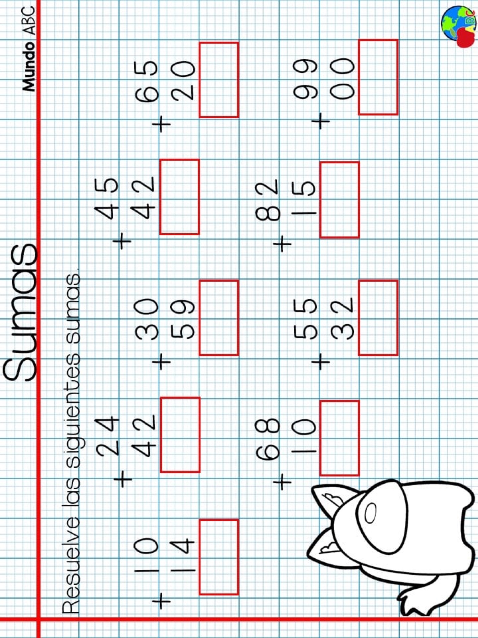 Cuadernito para trabajar las operaciones básicas de sumar y restar 15