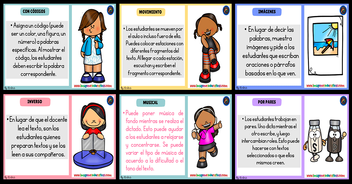 Ideas para realizar divertidos dictados en clase - Actividades de ...