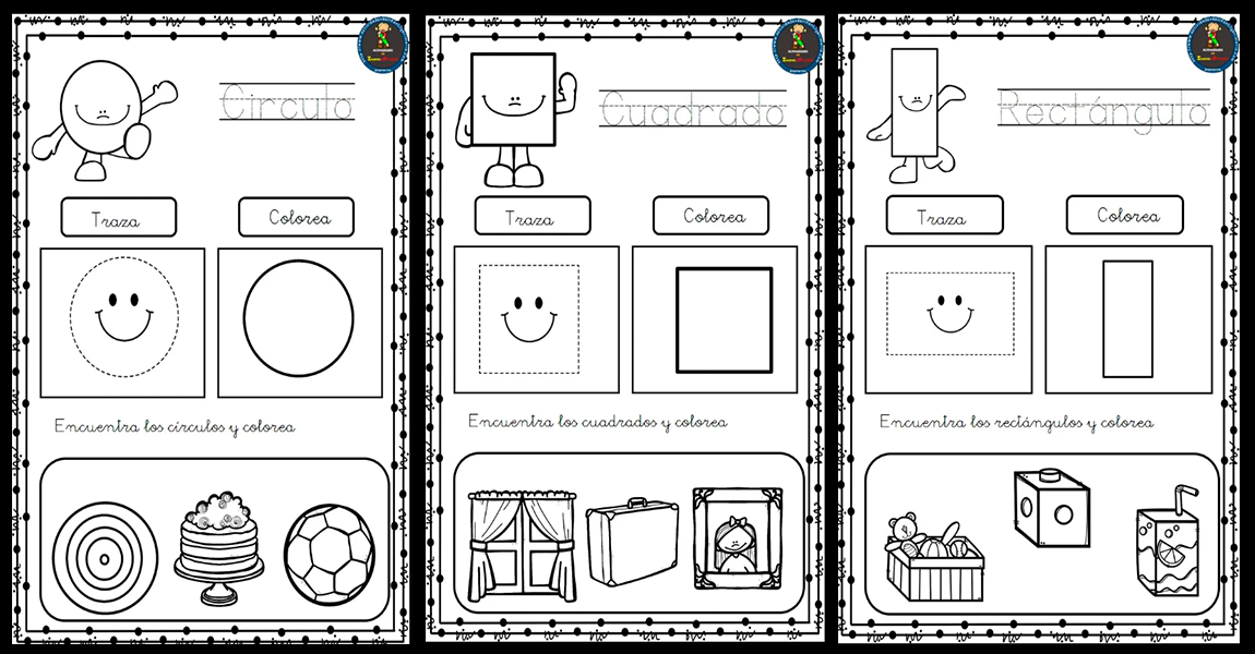 El cuadernillo de las figuras geométricas en infantil - Actividades de ...