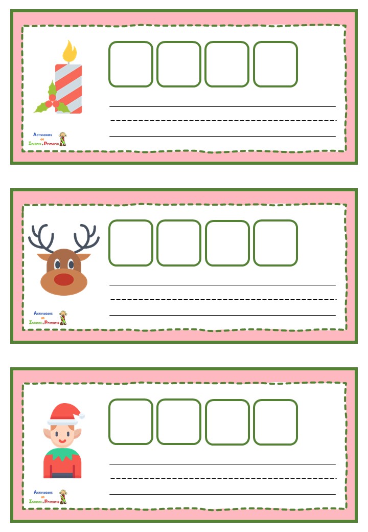tarjetas lectoescritura vocabulario navidad (1)