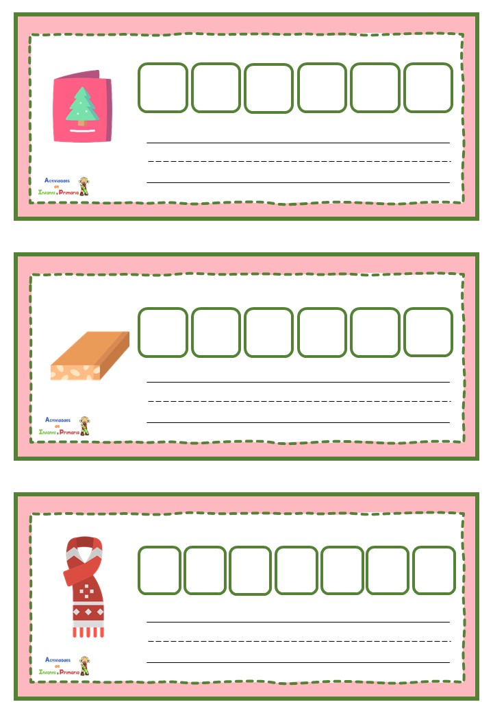 tarjetas lectoescritura vocabulario navidad (5)