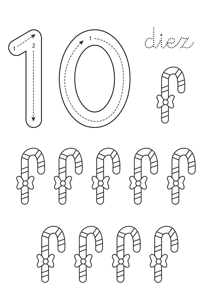 fichas navideñas trazo numeros (10)
