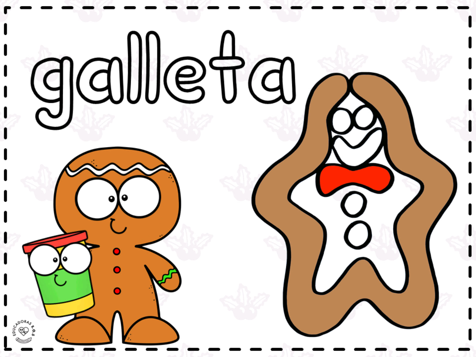 jugando con plastilina navidad