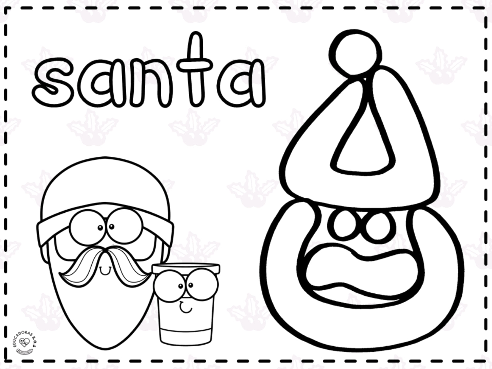 jugando con plastilina navidad15