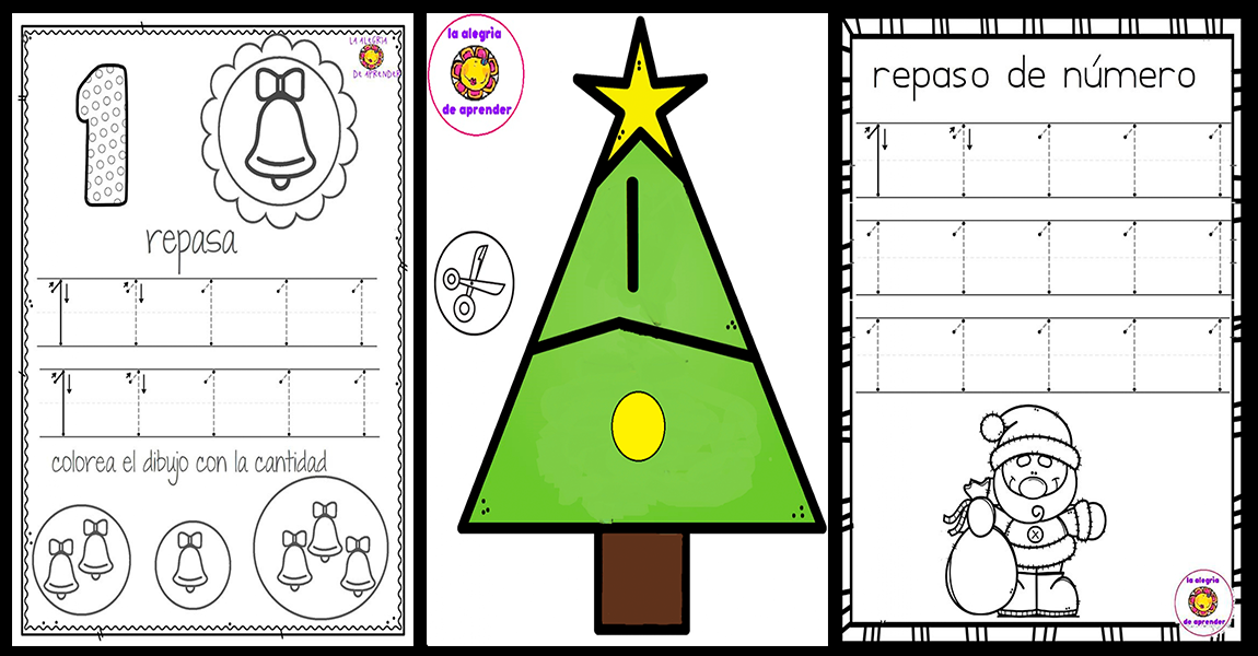 Súper cuadernillo matemático navideño para Preescolar - Actividades de ...