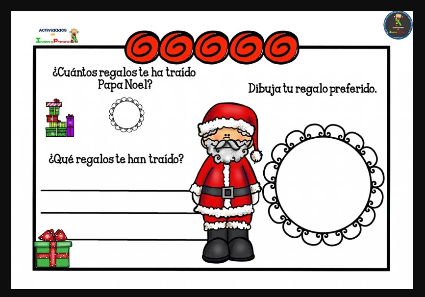 Divertidas fichas para después de las vacaciones de Navidad ...