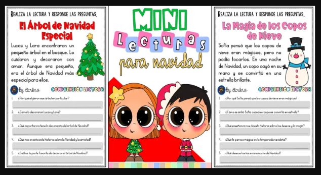 Bonitas lecturas con temática navideña para trabajar la comprensión ...