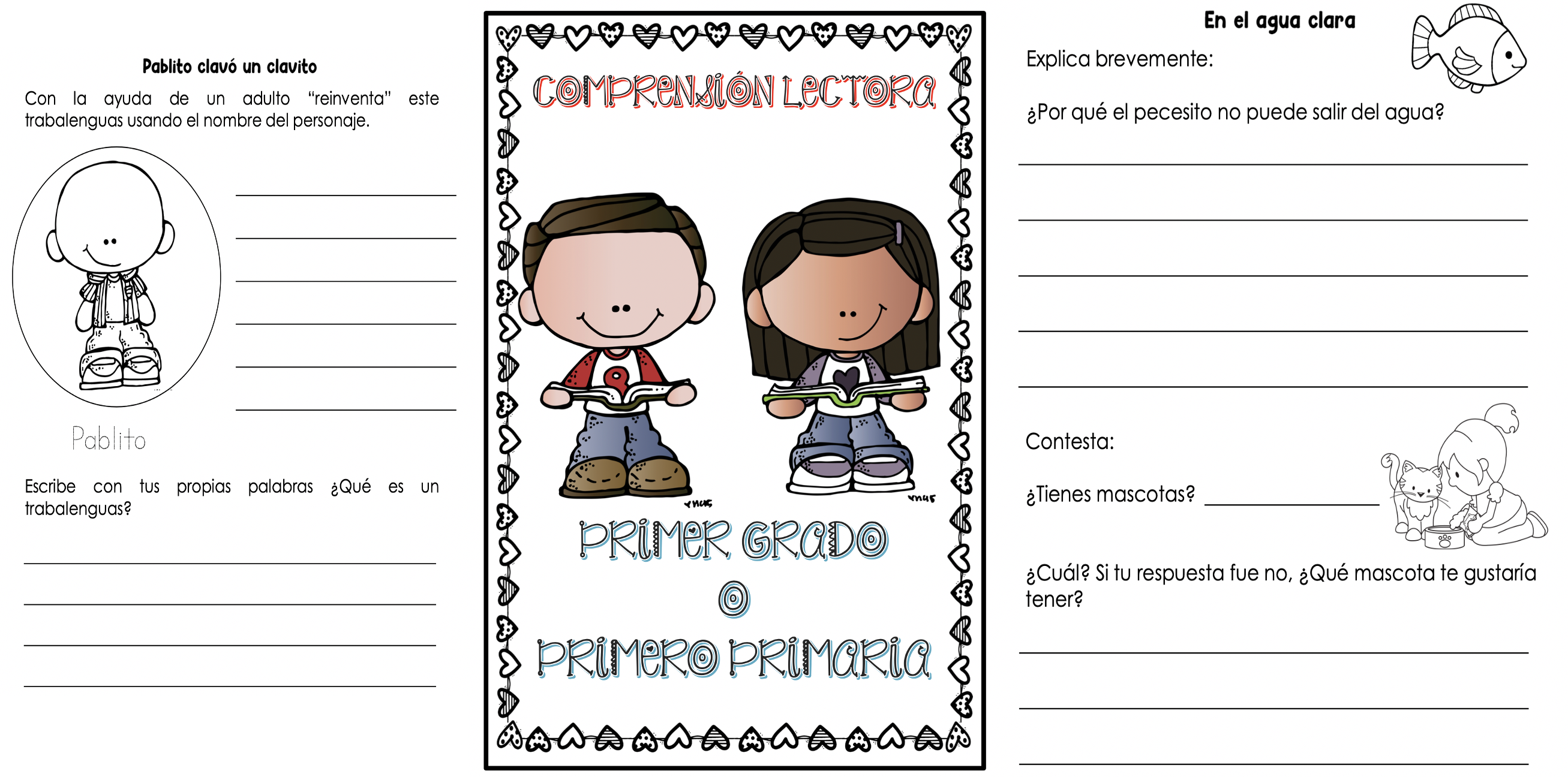 Cuaderno para la mejora continua de la comprensión lectora para 1º ...