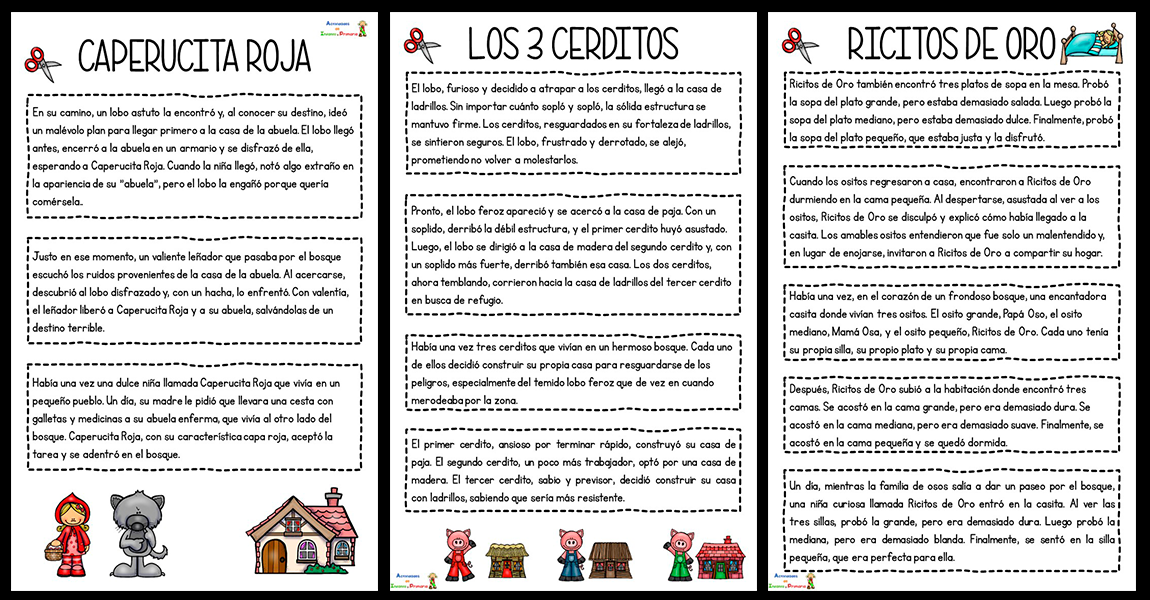 Actividades De Secuenciación De Caperucita Roja