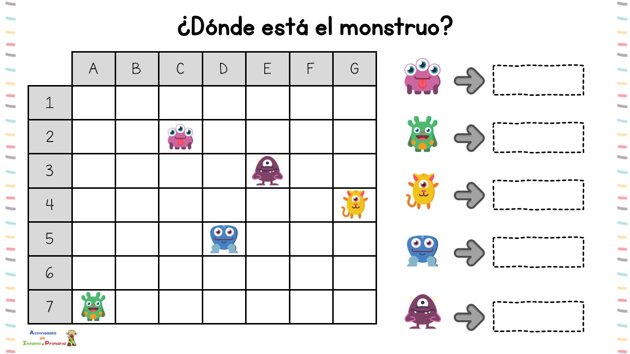 Actividades Del Plano De Coordenadas Ejercicios, Plano Cartesiano