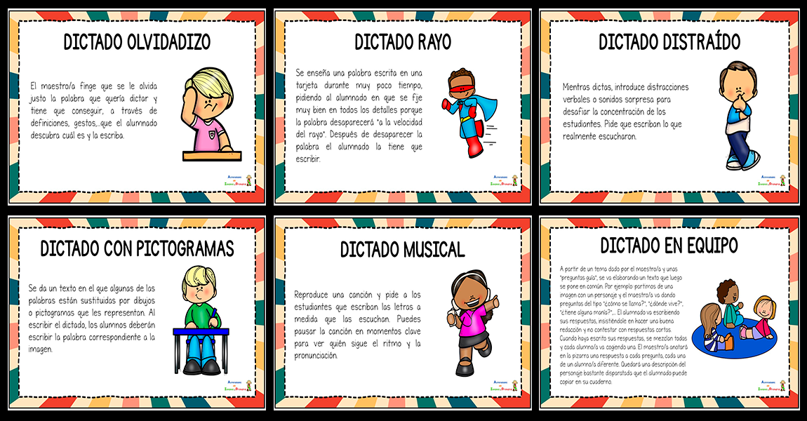 Dictados dinámicos para amenizar tus clases de lengua - Actividades de ...
