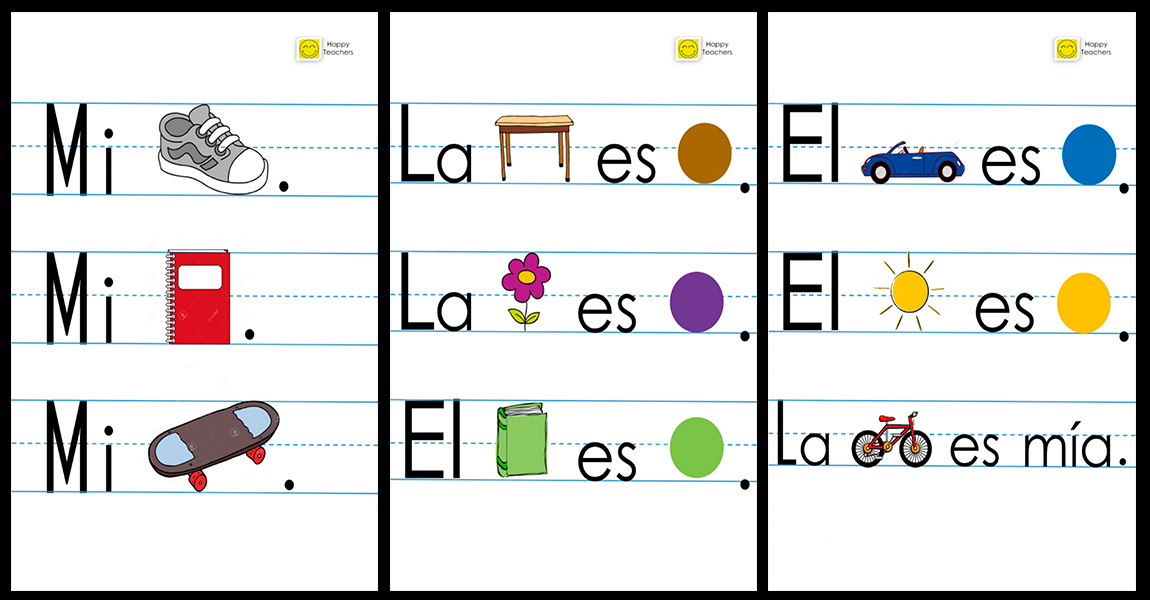 Lectura de oraciones sencillas con pictogramas - Actividades de ...