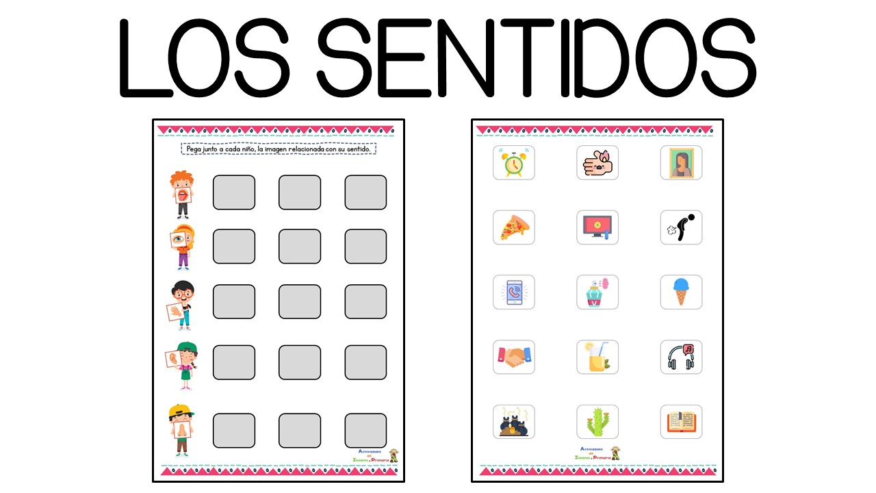 Hoja De Trabajo Sobre Los Sentidos Hojas De Trabajo Los Sentidos | PDF