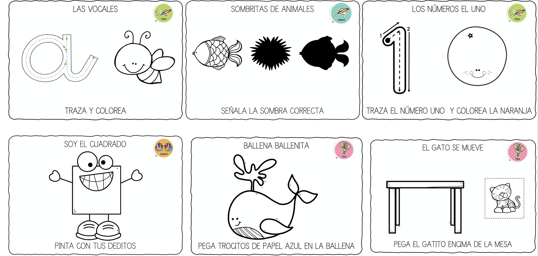 Hojas De Trabajo Preescolar Para Niños De 3 Años Mis Imágenes Para