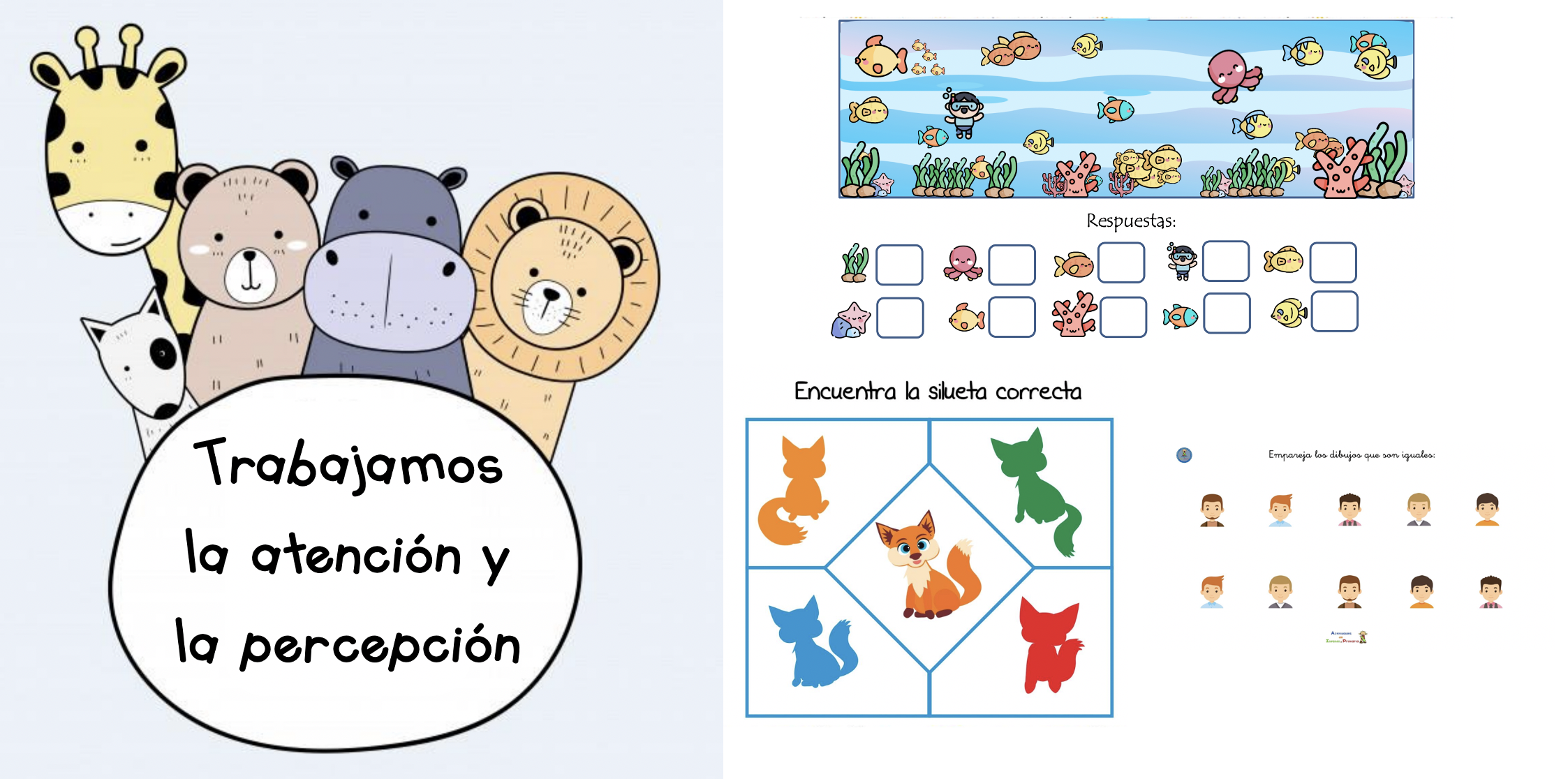 Completísimo CUADERNO DE PERCEPCIÓN Y ATENCIÓN CON MAS DE 100 páginas ...