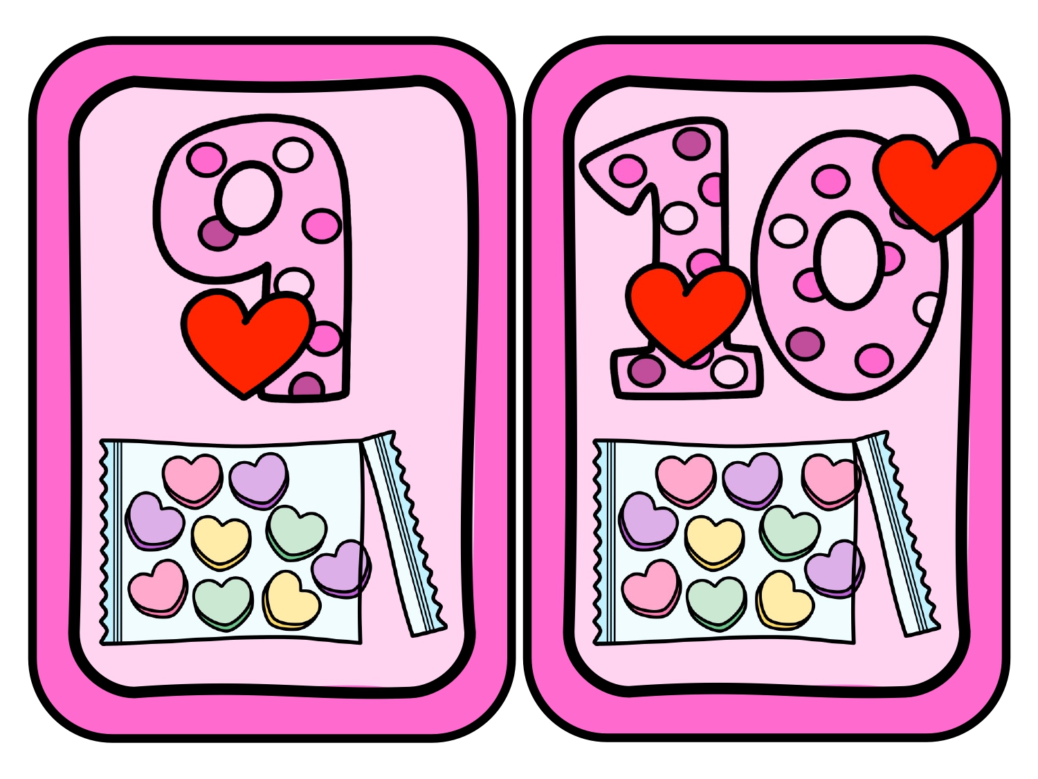 bonitos referentes numéricos corazones San valentín_page-0005