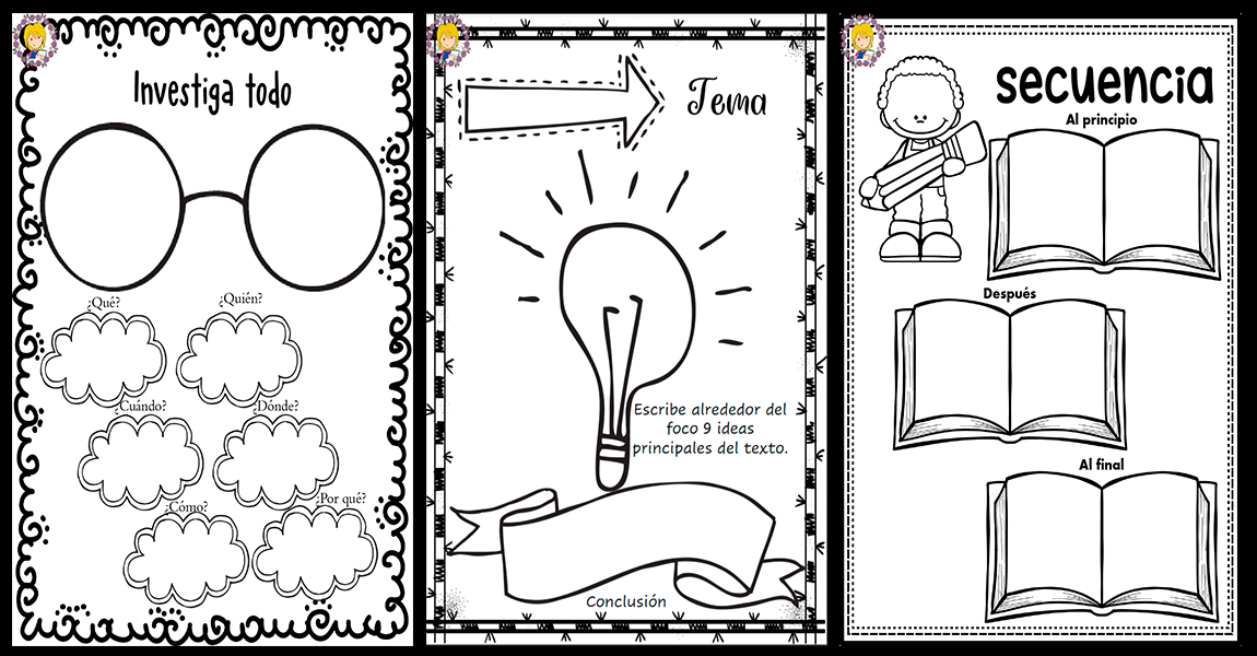 Recopilatorio de organizadores gráficos, diferentes modelos y diseños ...