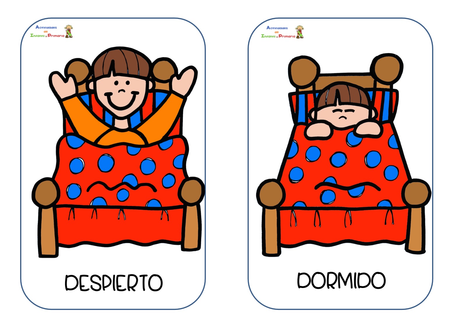 25 Divertidas tarjetas de opuestos O antónimos15