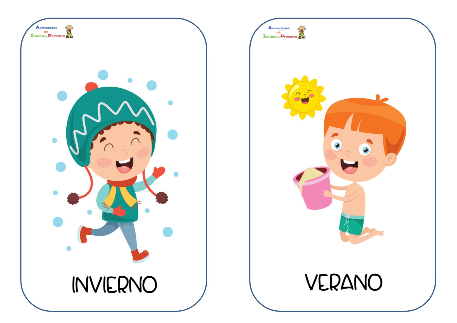 25 Divertidas tarjetas de opuestos O antónimos17