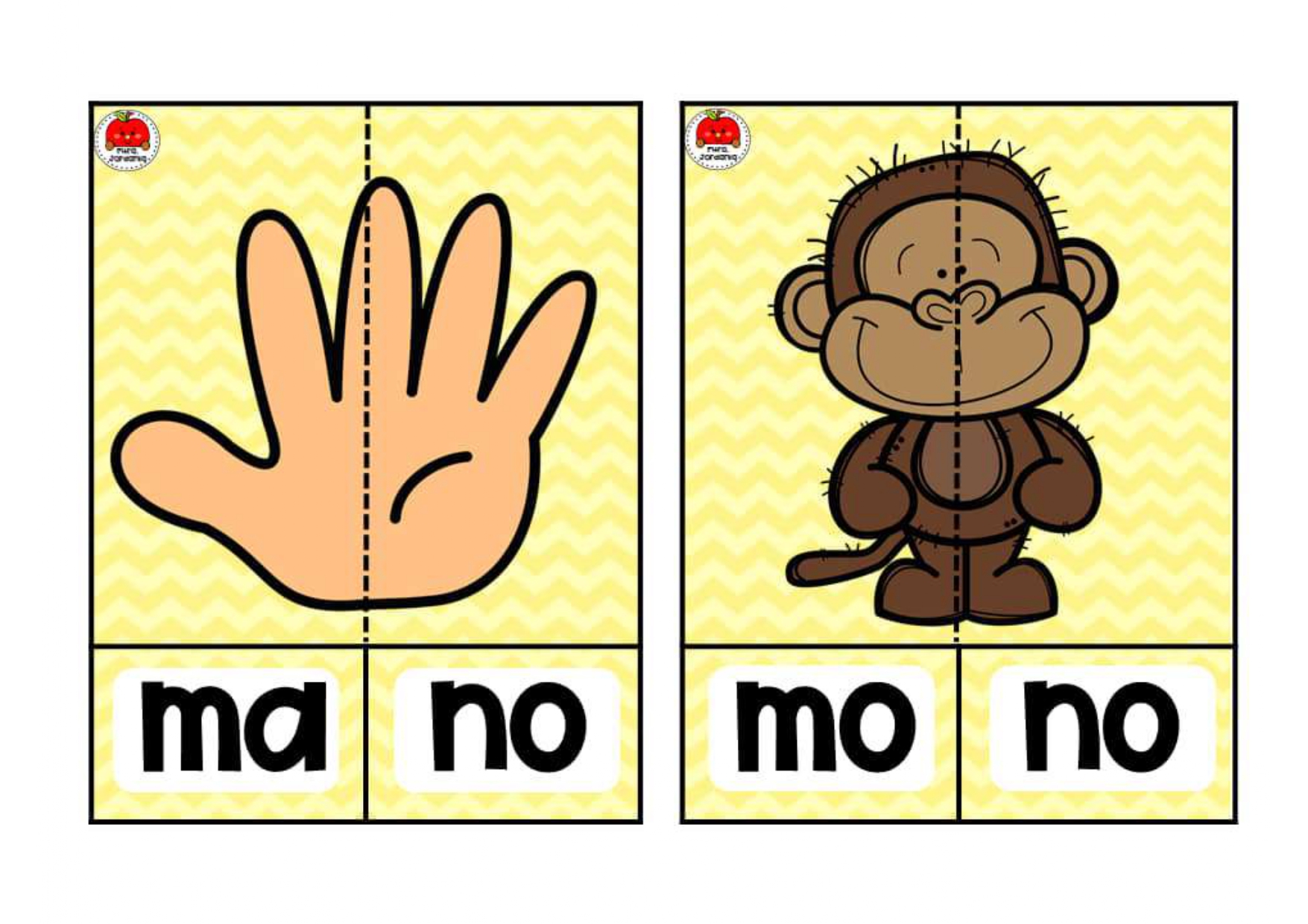 Conciencia fonológica, bonitos puzzles de palabras bisílabas_page-0008