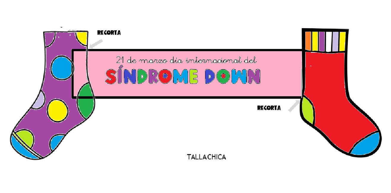 Pulserita para colorear para_el_dia_del_Sindrome_de_down - Actividades ...
