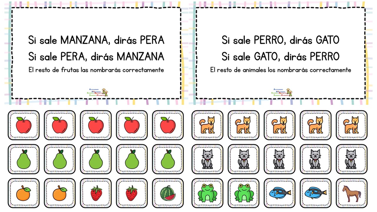 Actividad GO - NO GO para trabajar la estimulación cognitiva infantil ...